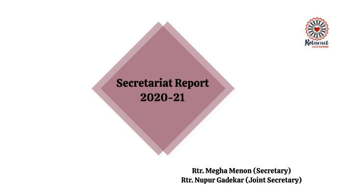 Secretariat Report 20-21 by Megha Menon on Prezi