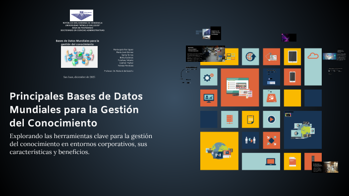 Principales Bases de Datos Mundiales para la Gestión del Conocimiento ...
