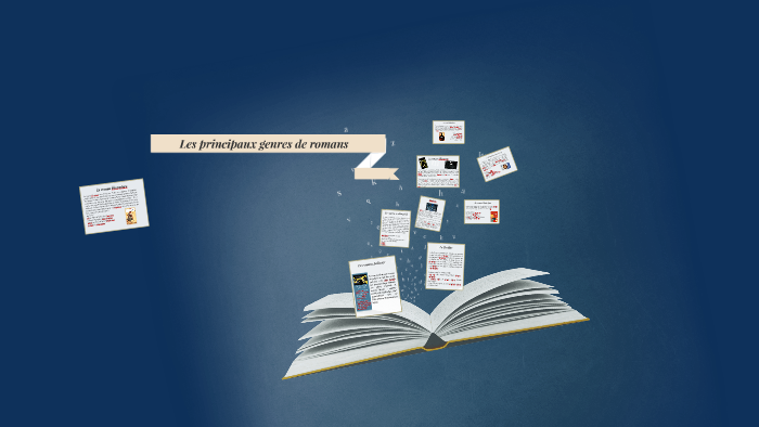 Les différents genres de romans by Laure Colbert on Prezi