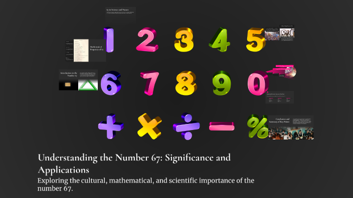 Understanding the Number 67: Significance and Applications by IDK LOL ...