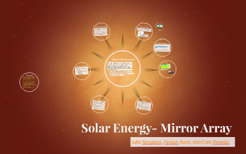 Solar Energy- Mirror Array by Cara Perrella on Prezi