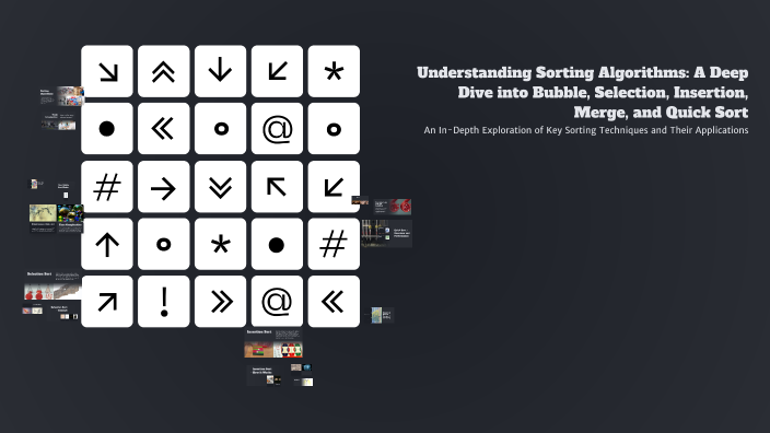 Understanding Sorting Algorithms: A Deep Dive into Bubble, Selection, Insertion, Merge, and ...