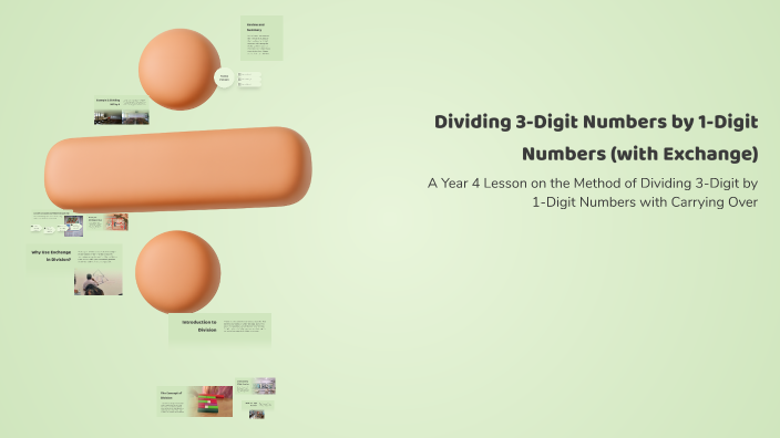 Dividing 3-Digit Numbers by 1-Digit Numbers (with Exchange) by Amelia ...