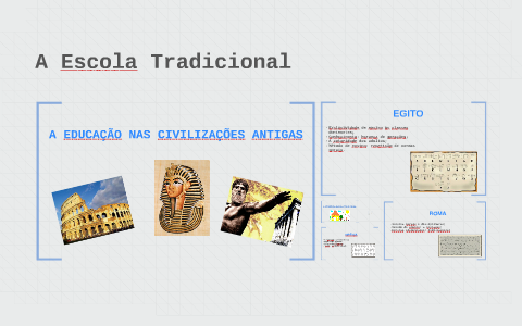 A Escola Tradicional by on Prezi