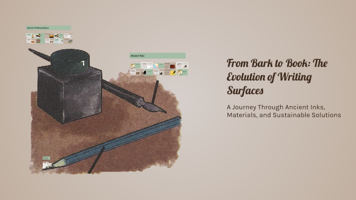 From Bark to Book: The Evolution of Writing Surfaces by Parth on Prezi