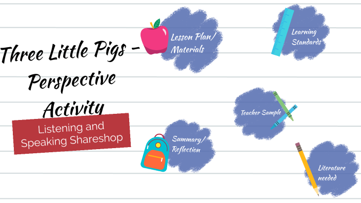 Listening and Speaking Shareshop: Three Little Pigs - Perspective by ...