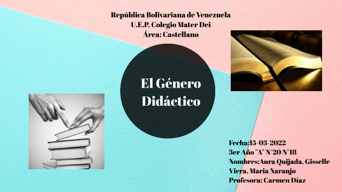 El Género Didáctico by Maria Naranjo on Prezi