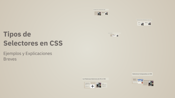 Tipos de Selectores en CSS by KEVIN CABRERA on Prezi