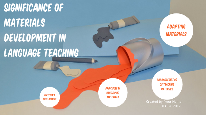 SIGNIFICANCE OF MATERIALS DEVELOPMENT IN LANGUAGE TEACHING By EMRE 
