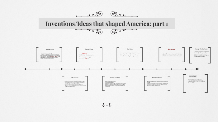 Inventions/Ideas that shaped America by phoebe gerber on Prezi