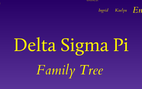 My Delta Sigma Pi Family Tree by Becca Thompson on Prezi