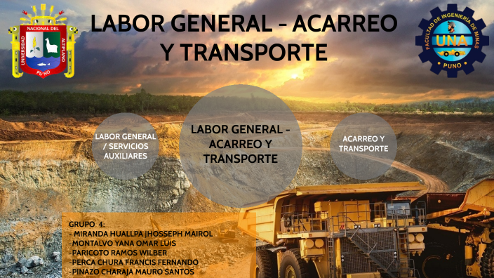 LABOR GENERAL - ACARREO Y TRANSPORTE by Mauro Pinazo on Prezi