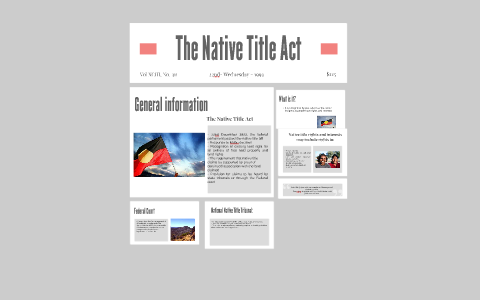 The Native Title Act by De'alah El-Kahale on Prezi