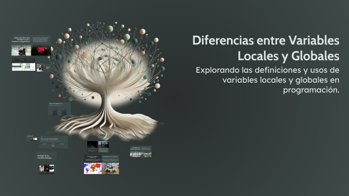 Diferencias entre Variables Locales y Globales by Sebastian Fabregas ...