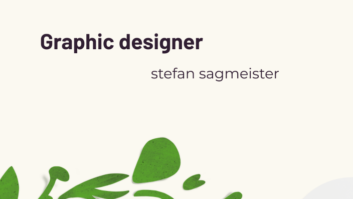 Graphic designer by Allison Masters on Prezi