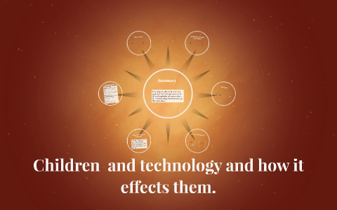 Children and technology and how it effects them. by Ryan Little