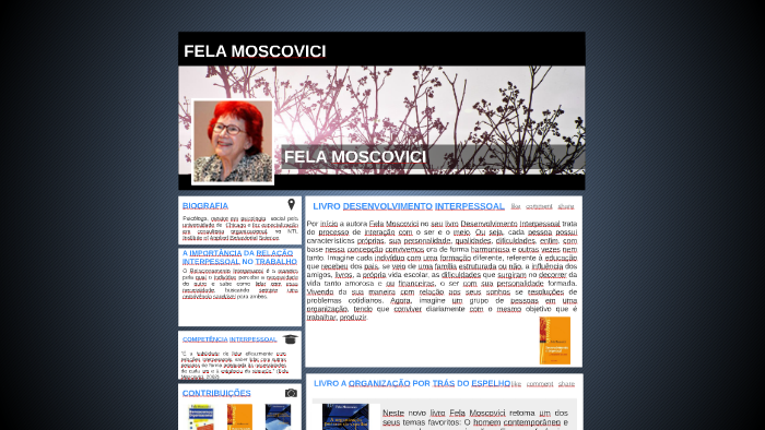 FELA MOSCOVICI by alice matos on Prezi