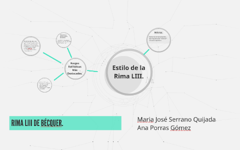 ESTILO RIMA LIII DE BÉCQUER. by Ana Porras Gómez on Prezi