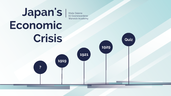 The Move to Global War: Japan's Economic Crisis 1919-1921 by Maile ...
