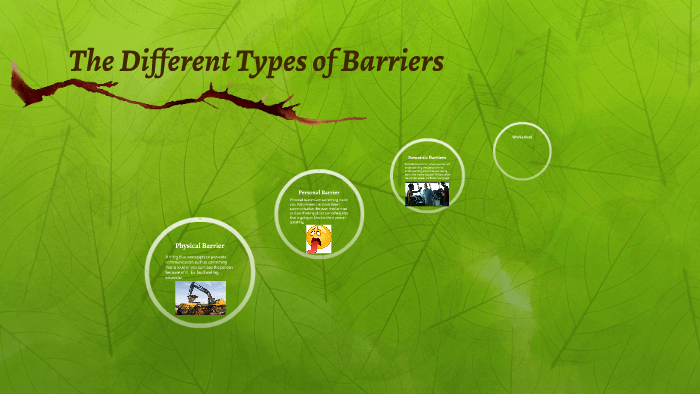 The Different Types of Barriers by Brayden Moriarty on Prezi