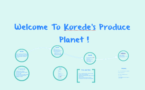 Welcome To Korede's Produce Planet ! by Korede Balogun on Prezi