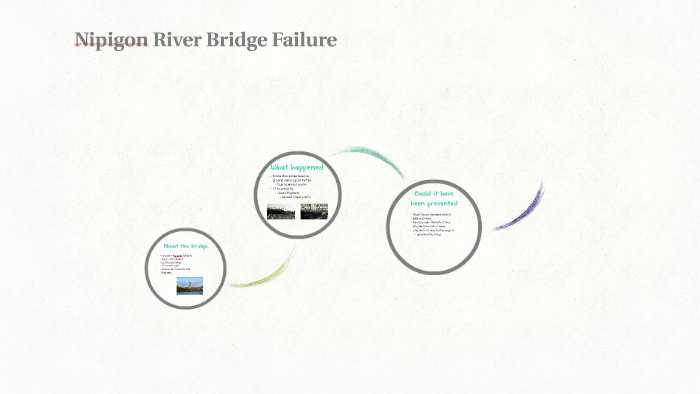 Nipigon River Bridge Failure by Solea Smith on Prezi