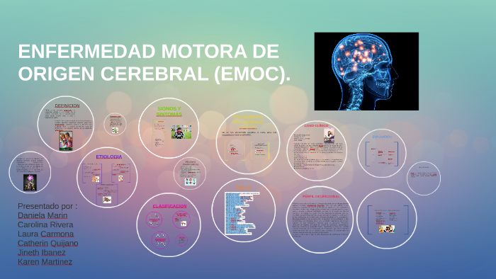 ENFERMEDAD MOTORA DE ORIGEN CEREBRAL (EMOC). by catherin quijano on Prezi