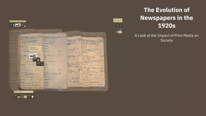 The Evolution of Newspapers in the 1920s by Ava Wagner on Prezi