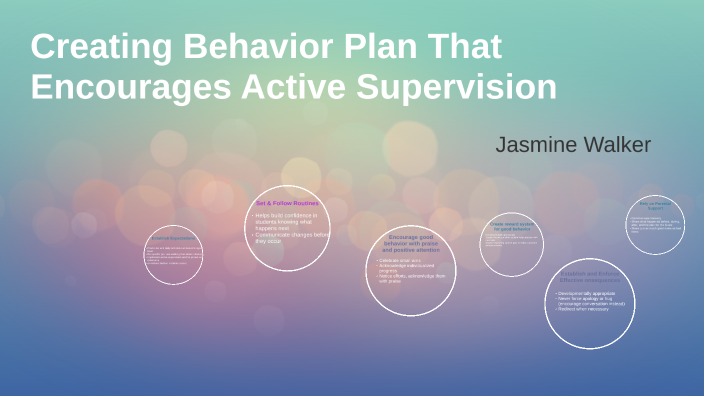 Creating effective behavior management plan by Jasmine Walker on Prezi