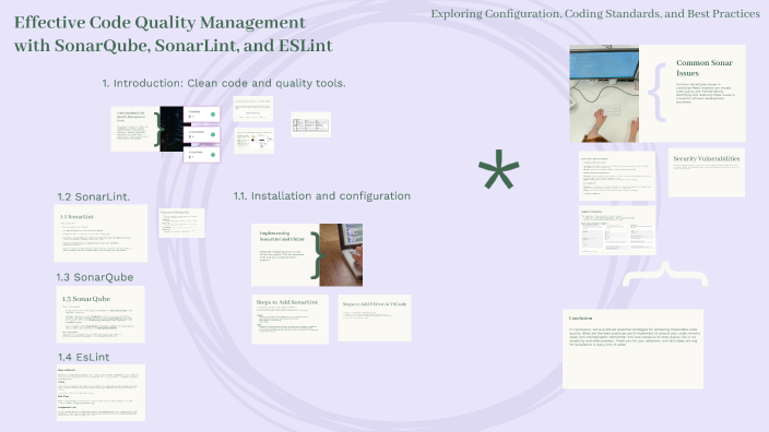 Effective Code Quality Management with SonarQube, SonarLint, and ESLint in React by Anshu Rai on ...