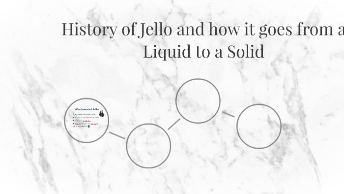 History of Jello and how it goes from a Liquid to a Solid by greta ...