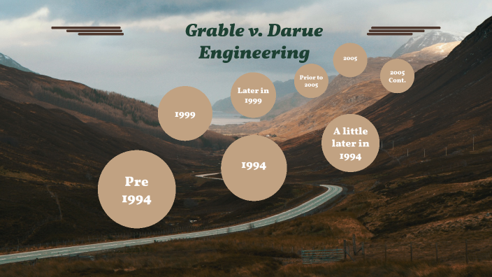 Grable & Sons Metal Products, Inc. v. Darue Engineering & Manufacturing ...