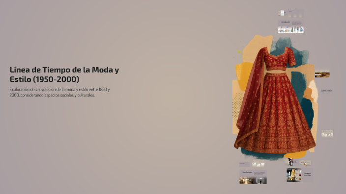 Línea de Tiempo de la Moda y Estilo (1950-2000) by Ainara Martínez ...