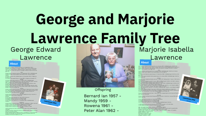 George and Marjorie Lawrence Family Tree by Philip Tebble on Prezi