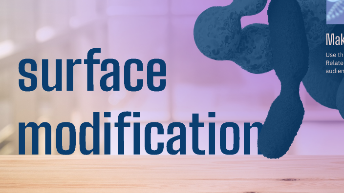 surface modification of dental implants for a better connection of the ...