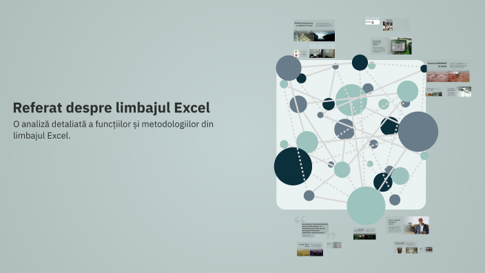 Referat despre limbajul Excel by ȘERBAN IOANA on Prezi