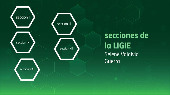 LIGIE secciones by Jose Julian Gonzalez Merino on Prezi