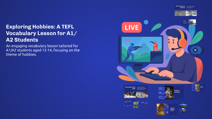 Exploring Hobbies: A TEFL Vocabulary Lesson for A1/A2 Students by Jacob ...