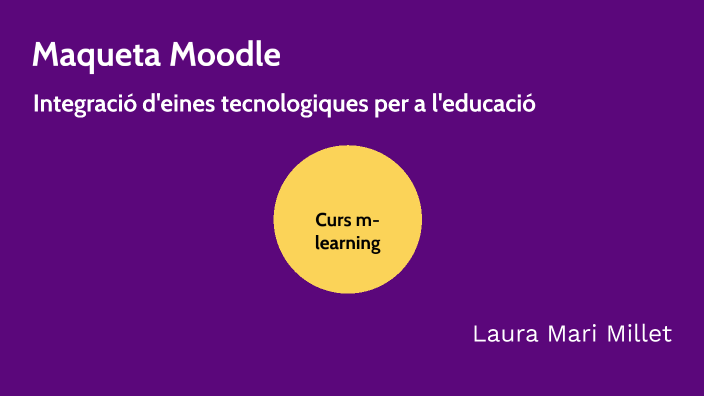Maqueta Moodle by Laura Mari Millet on Prezi