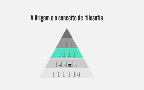 A Origem e o conceito de filosofia by