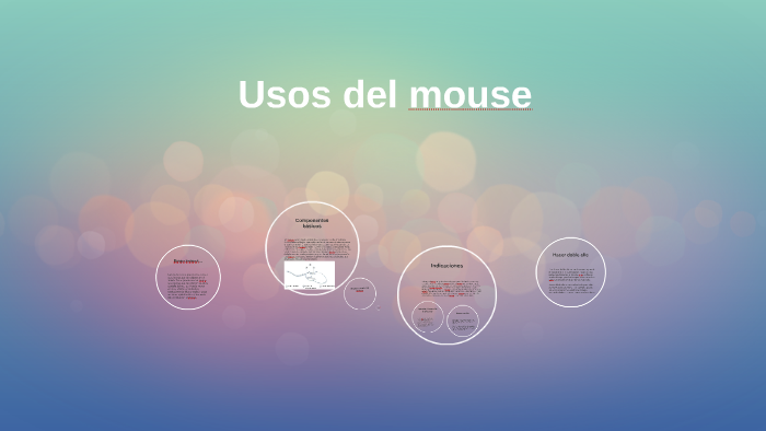 Usos del mouse by Diana Perez