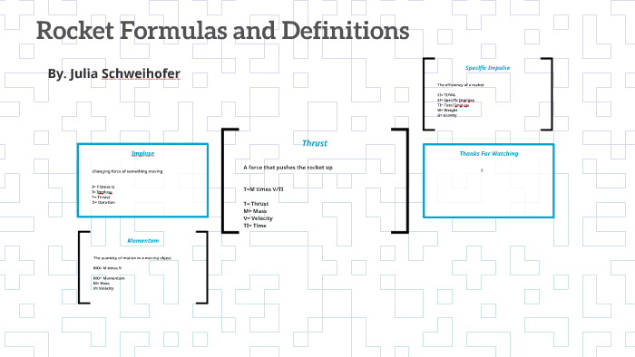 Rocket Formulas and Definitions by Julia Schweihofer on Prezi