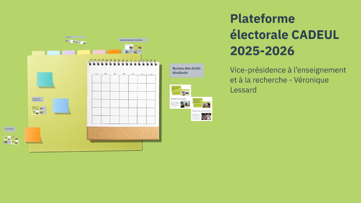 Plateforme électorale CADEUL 2025-2026 by Veronique Lessard on Prezi