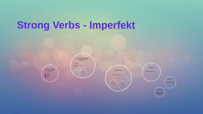 Strong Verbs - Imperfekt by Ryan McEnroe on Prezi