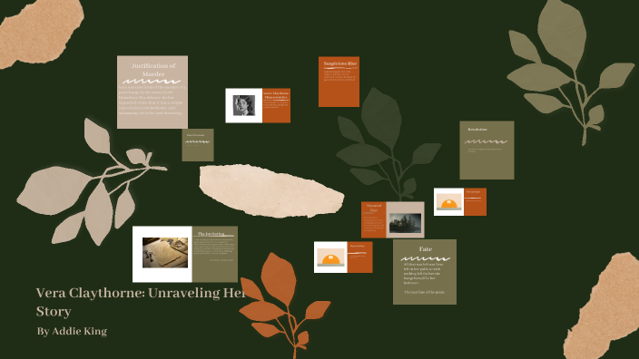 Vera Claythorne by Adeline King on Prezi