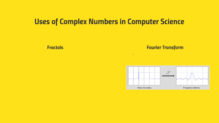 Uses Of Complex Numbers In Computer Sciencce By Alaukik Khare On Prezi