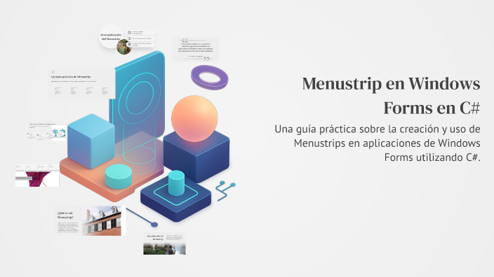 Menustrip en Windows Forms en C# by Cristofer De la Cruz on Prezi
