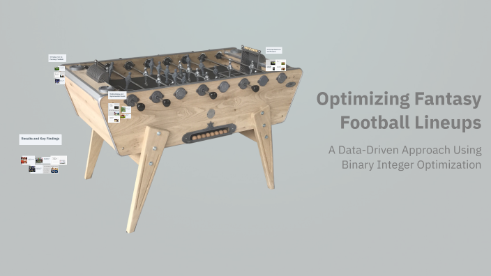 Optimizing Fantasy Football Lineups by Paris Young on Prezi