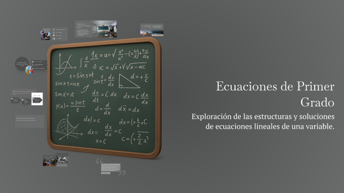 Ecuaciones de Primer Grado by Sol Esquivel on Prezi
