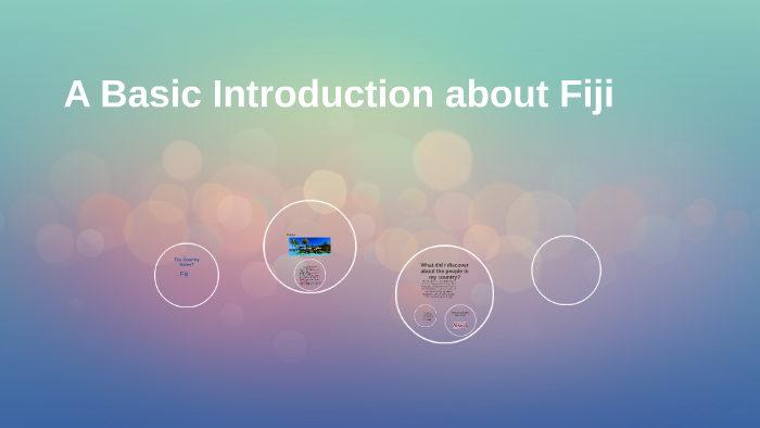 A Basic Introduction about Fiji by tyriana lavette on Prezi